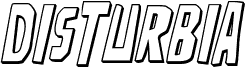 Disturbia Expanded Italic font