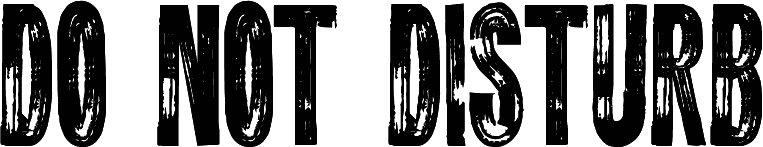 DO NOT DISTURB font | Fonts2u.com