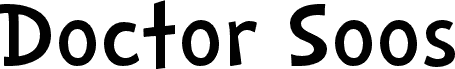 Doctor Soos Bold font