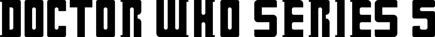 Doctor who series 5 Regular font | Fonts2u.com