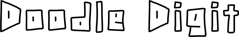 Doodle Digit font | Fonts2u.com