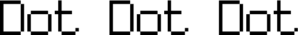 Dot Dot Dot Regular fonte | Fonts2u.com