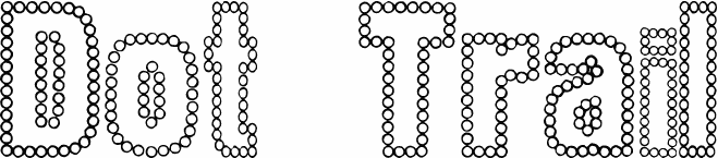 Dot Trail font | Fonts2u.com