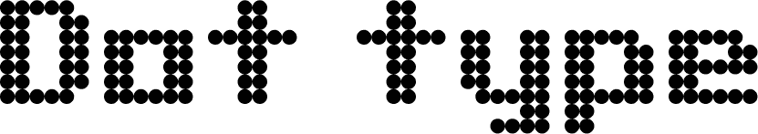 Dot type Regular font | Fonts2u.com