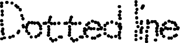 Dotted line font | Fonts2u.com