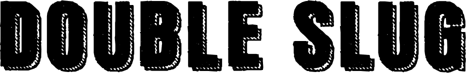 Double Slug font | Fonts2u.com