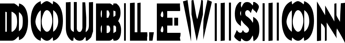 DoubleVision font | Fonts2u.com