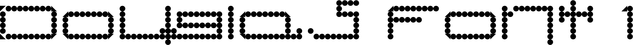 Douglas Font 1 Regular font | Fonts2u.com