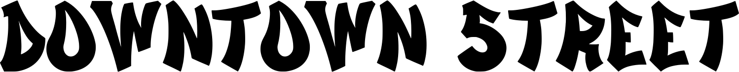 Downtown Street font | Fonts2u.com