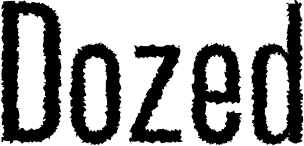 Dozed Rough Demo Regular font | Fonts2u.com