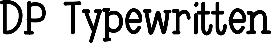 DPTypewritten font | Fonts2u.com