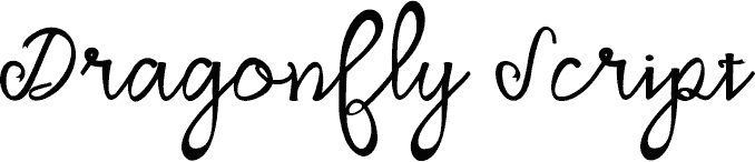 Dragonfly Script font | Fonts2u.com