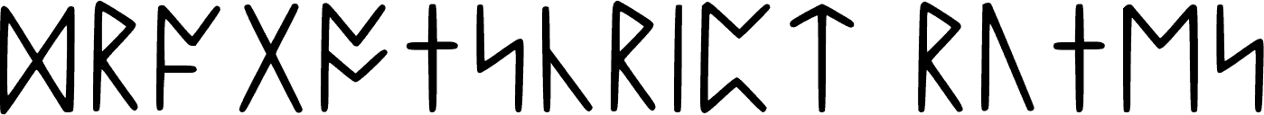 Dragonscript Runes Regular font