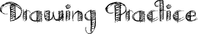 Drawing Practice font | Fonts2u.com