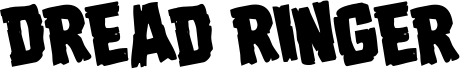 Dread Ringer Rotated 2 font | Fonts2u.com