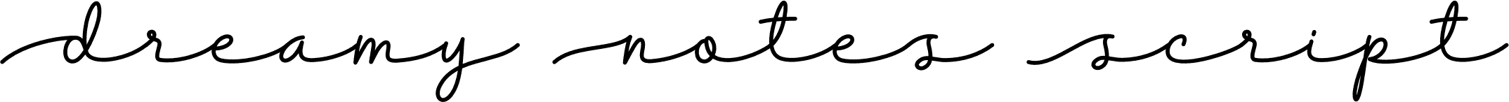 Dreamy Notes Script font | Fonts2u.com