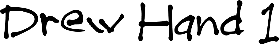 Drew Hand 1 font