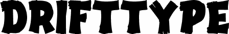 DriftType font