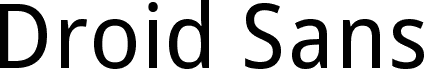 Droid Sans Mono 字体