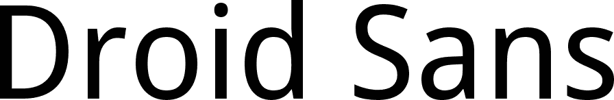 Droid Sans font