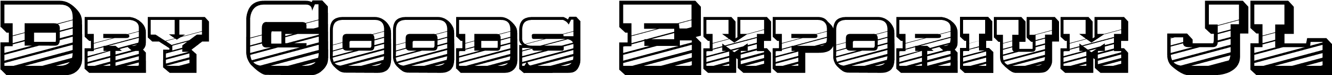 Dry Goods Emporium SmC JL font | Fonts2u.com