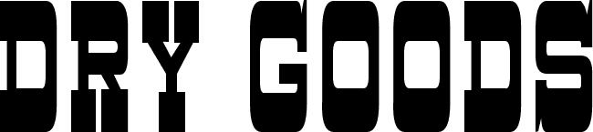 Dry Goods Narrow JL font