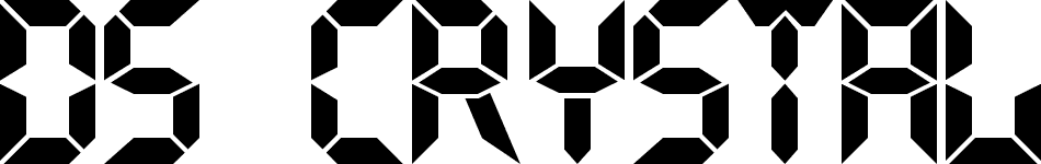 DS Crystal font | Fonts2u.com