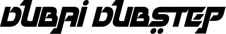 Dubai Dubstep font | Fonts2u.com