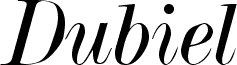 Dubiel Regular font