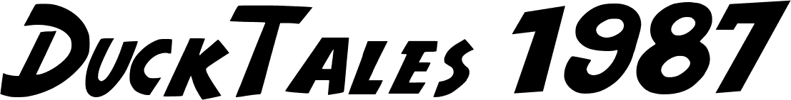 DuckTales 1987 (Duckburg) font | Fonts2u.com