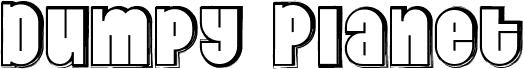 Dumpy Planet Demo font