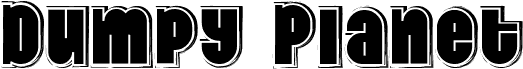 Dumpy Planet Demo Outline font | Fonts2u.com