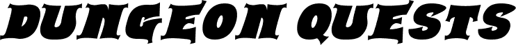 Dungeon Quests font | Fonts2u.com