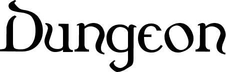 Dungeon font