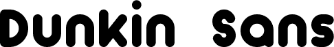 Dunkin Sans Bold font