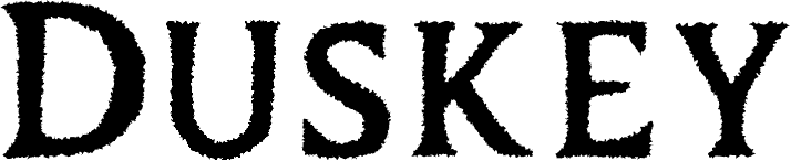 Duskey Free Rough font