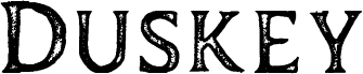 Duskey Free Rough font