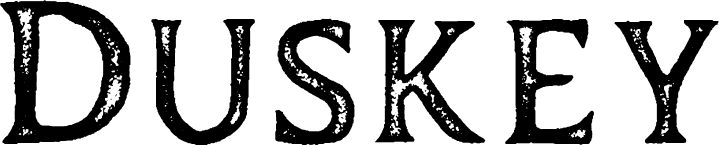 Duskey Free Stamp font