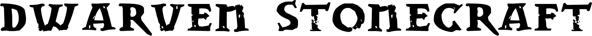 Dwarven Stonecraft font | Fonts2u.com