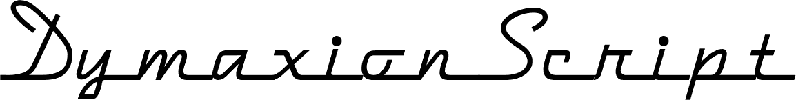 DymaxionScript font
