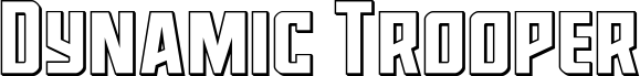 Dynamic Trooper ExpandStraight font | Fonts2u.com