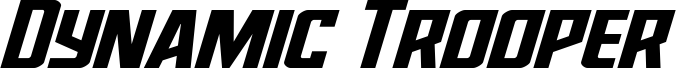 Dynamic Trooper Condensed font | Fonts2u.com