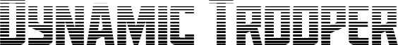 Dynamic Trooper Condensed font | Fonts2u.com