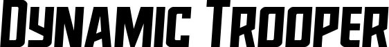Dynamic Trooper Condensed font | Fonts2u.com