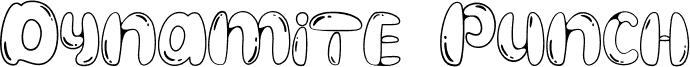 Dynamite Bold font