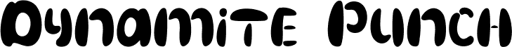 Dynamite Bold font