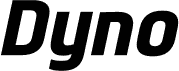 Dyno Bold font