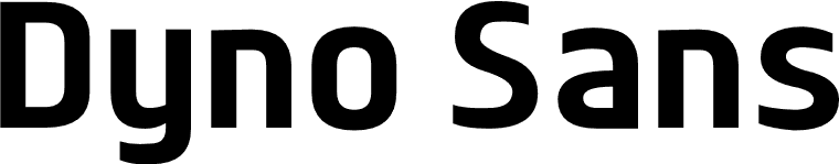 Dyno Sans Regular font