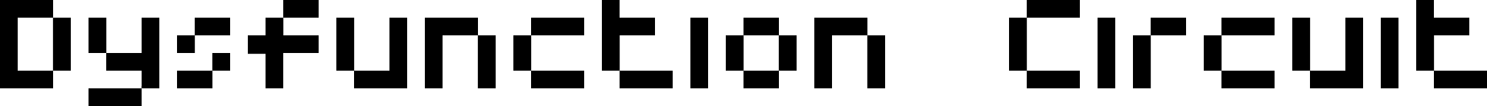 Dysfunction Circuit font | Fonts2u.com
