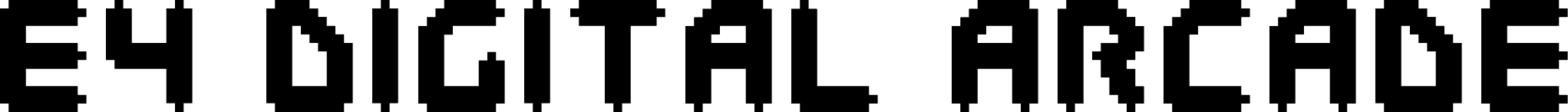 E4 Digital Arcade Regular font